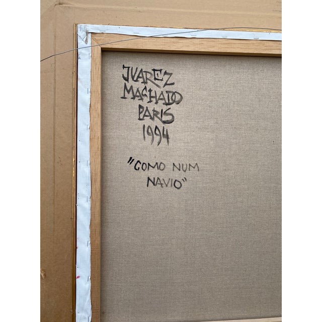 Juarez Machado “As on a Boat” Oil Painting, Framed | Chairish