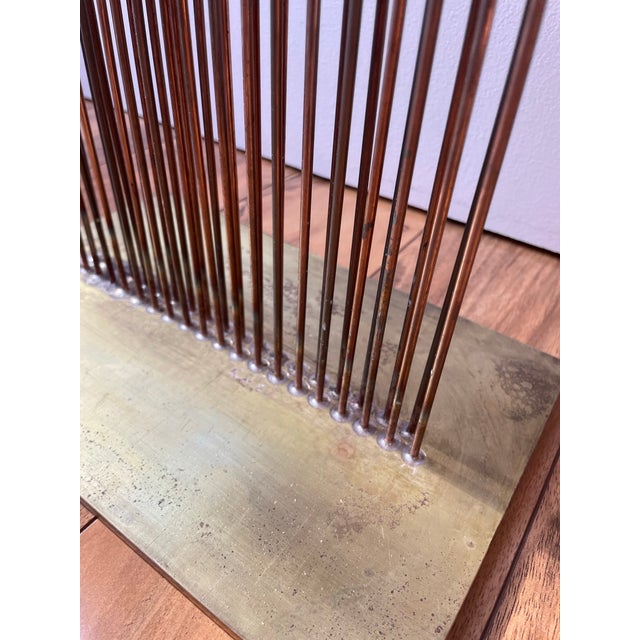 Modern 39 Rod Bronze Sonambient Sculpture by Val Bertoia | Chairish