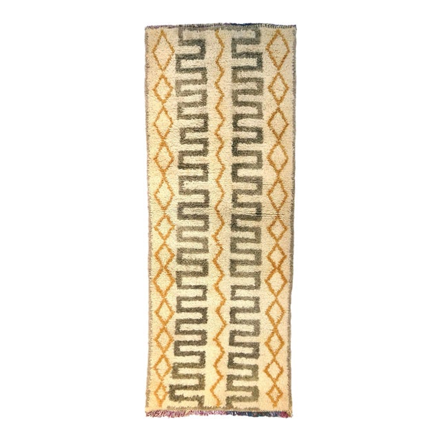 Greek Key Azilal Runner | Chairish