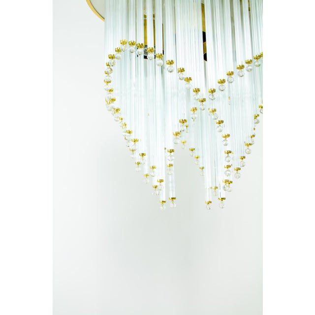 1980's Czech Crystal Waterfall Fixture | Chairish