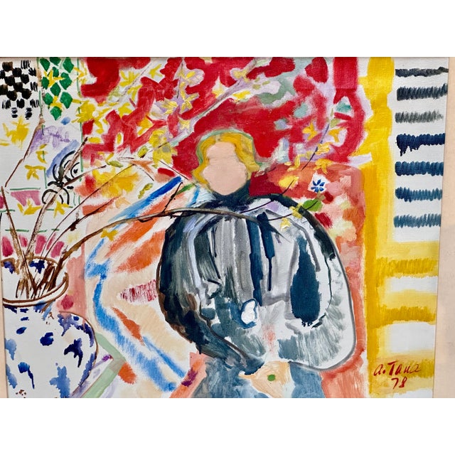 Original Andrea Tana Impressionist Abstract Oil Painting | Chairish