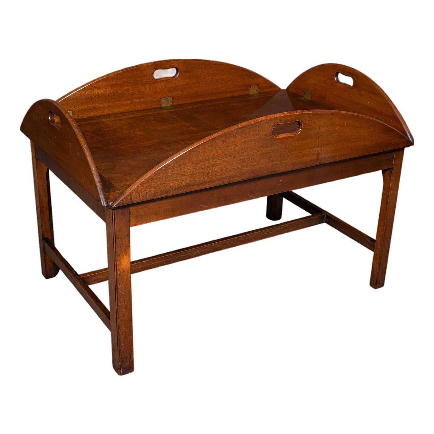 Large Vintage Butler's Tray Table, English, Serving Stand, Art Deco ...