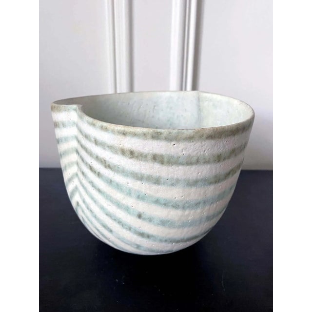 1980s Ceramic Bowl-Shape Vessel by British Studio Potter John Ward ...