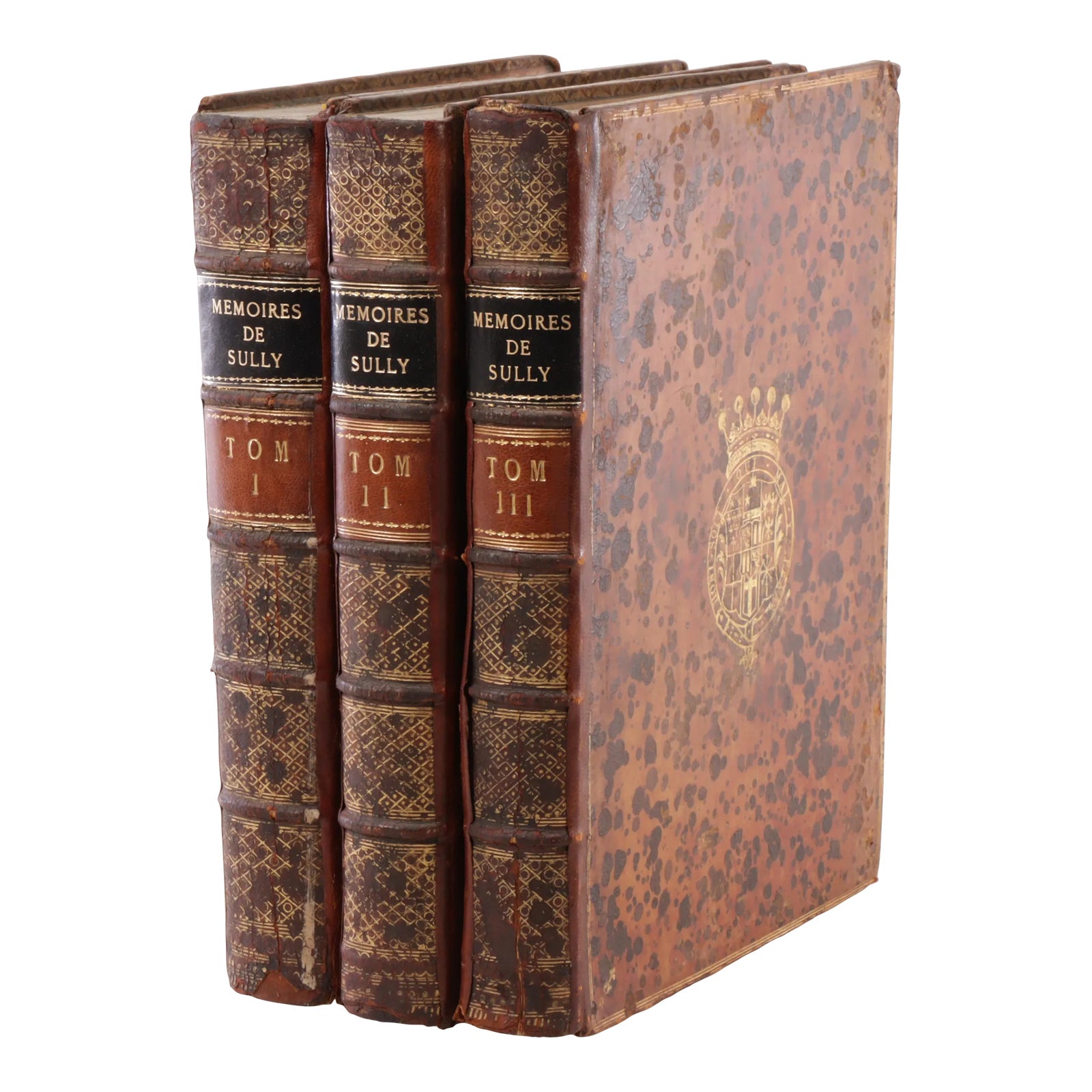 Antique 18th Century Books in Fine Leather Bindings - Memoires De ...