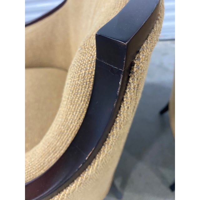 Barbara Barry Lounge Chairs for Baker, Vintage Pair, Elegant Design ...