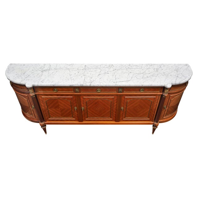 Louis XVI French Enfilade Grand Buffet | Chairish