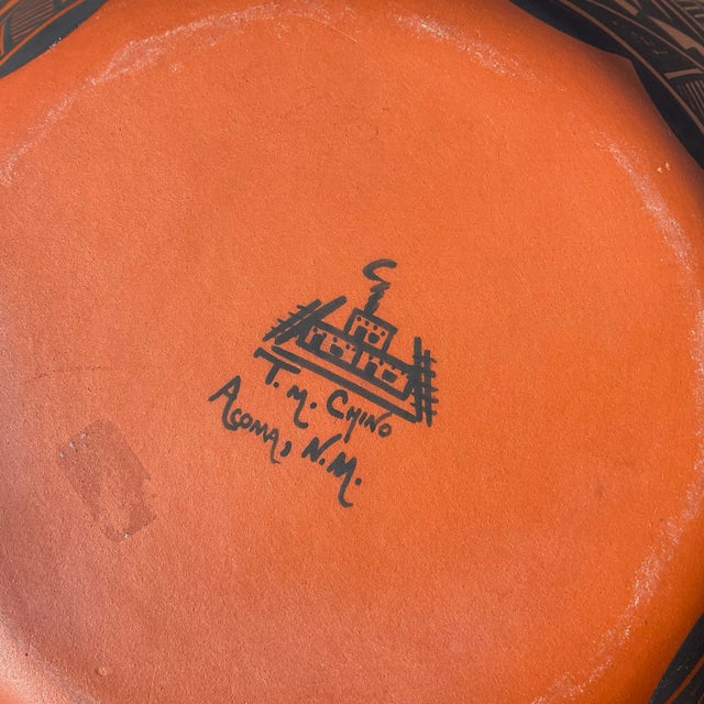 1990s T. M. Chino Acoma Pottery Vase 15”h | Chairish