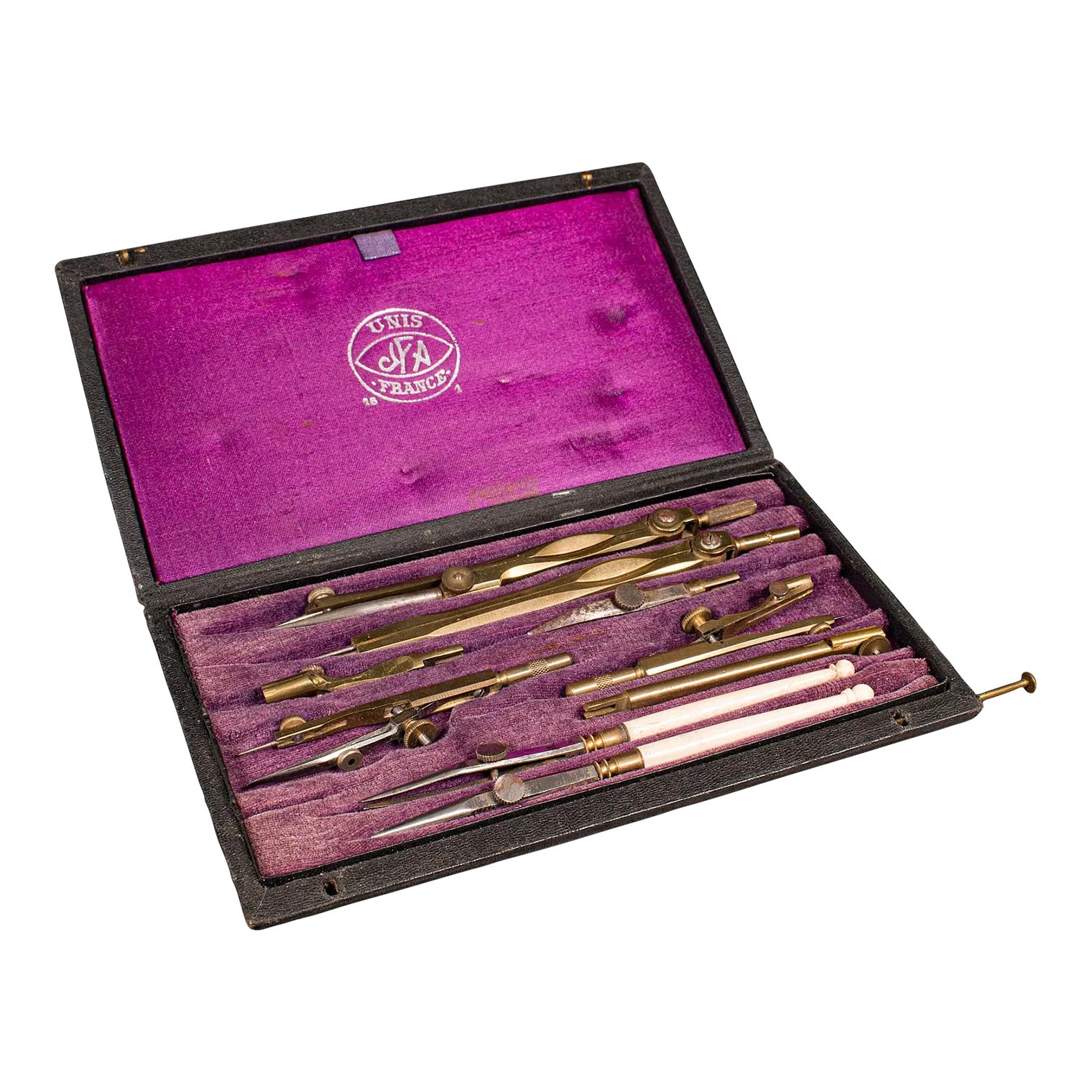 1960's Vintage Scholar's Drawing Set | Chairish