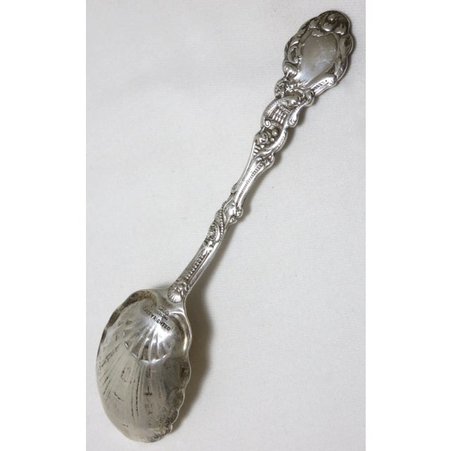 Antique Gorham Sterling Silver Sugar Shell Spoon | Chairish