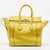 Celine Yellow Leather Mini Luggage Tote | Chairish
