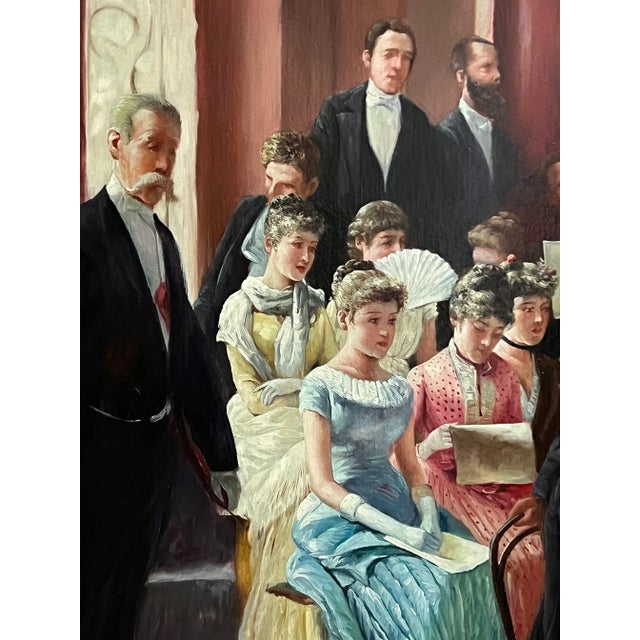 Oversized Late 20th Century Original Signed and Framed Oil Painting of ...