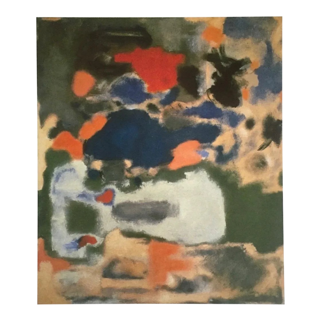 Mark Rothko Lithograph Print Abstract Expressionist Poster " Untitled ...