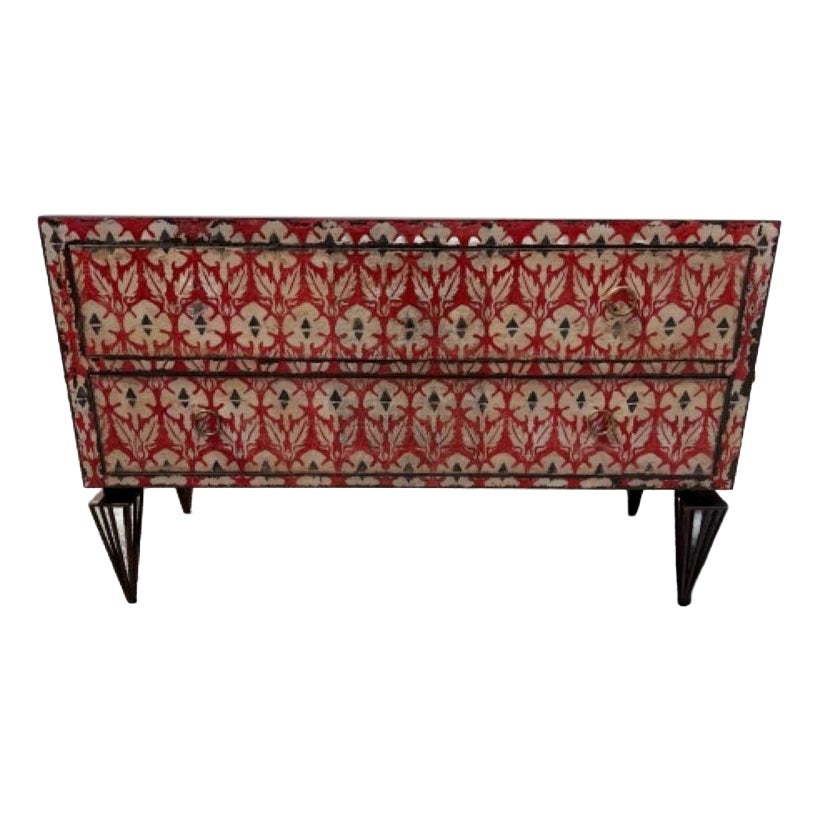 Andalusian Chest of Drawers in Painted Iron, 1930s | Chairish
