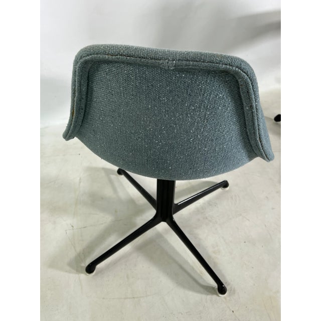 Vintage "La Fonda" Style Upholstered Shell Chairs - a Pair | Chairish