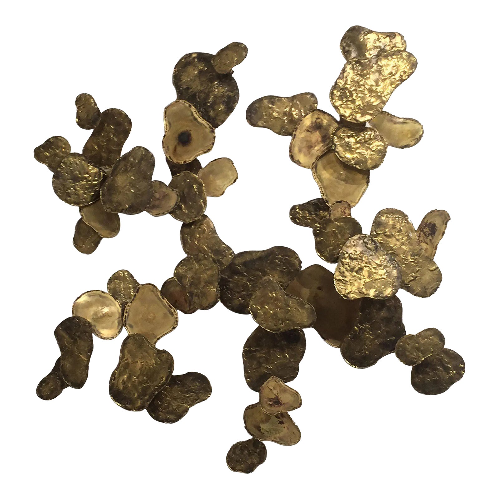 American Post-War "Sunspots" Wall Sculpture | Chairish