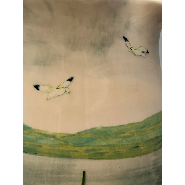 Vintage Lighthouse English Pitcher | Chairish