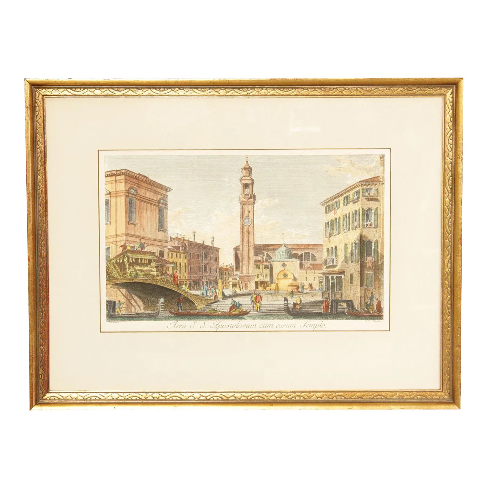 Italian Venetian 'View of Campo Dei Santi Apostoli' Art Print, After ...
