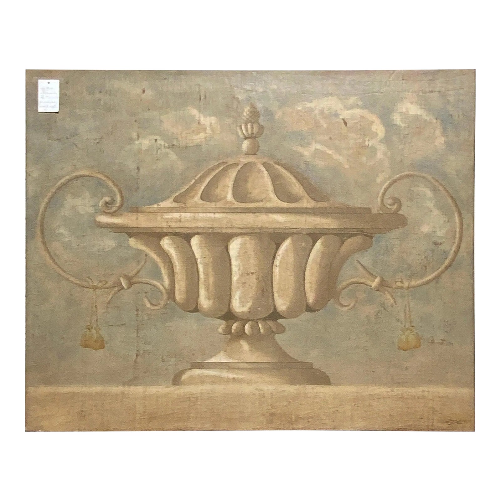 Contemporary Original Fresco Painting | Chairish