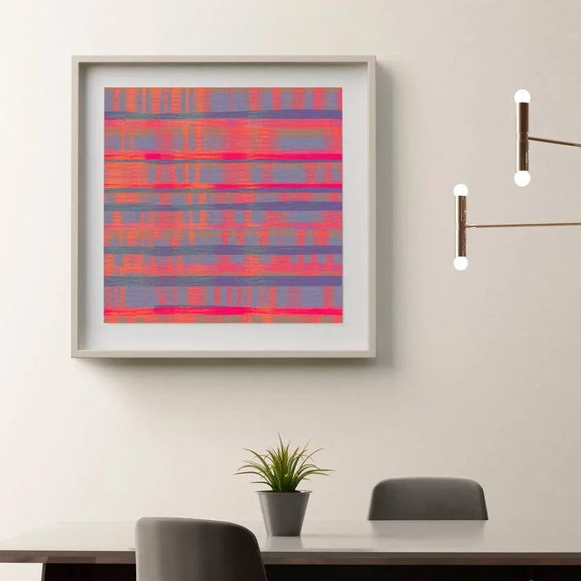 "Oscillations" Modern Original Print | Chairish