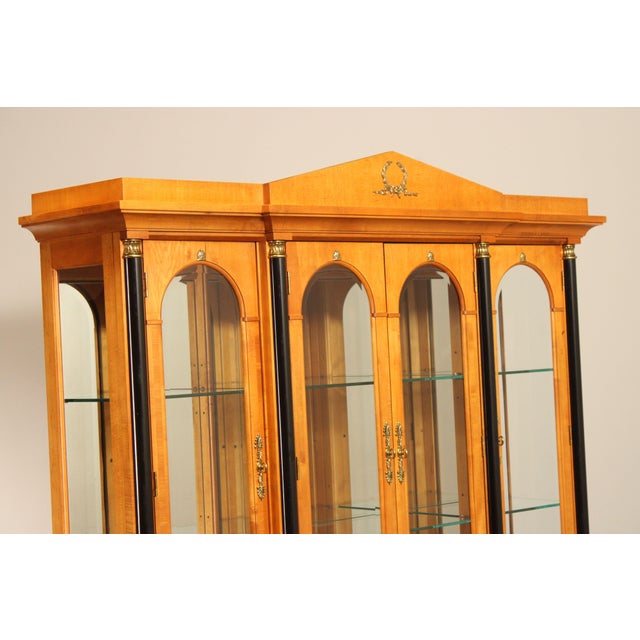 Thomasville Grand Classics Biedermeier Style Breakfront China Cabinet ...