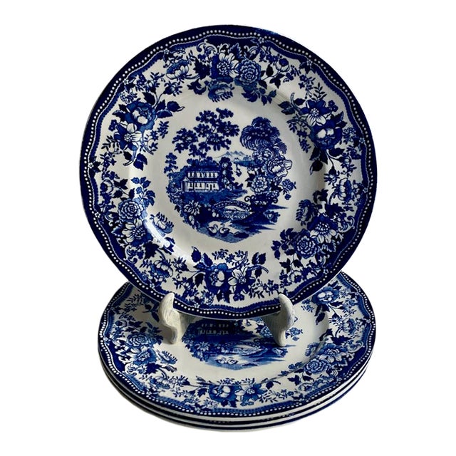 Set of 4 Royal Staffordshire Clarice Cliff "Tonquin" Dinner Plates ...