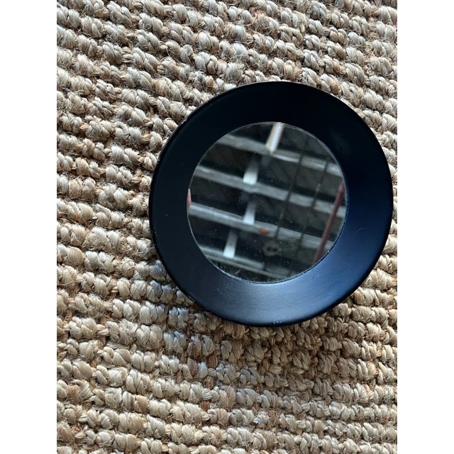 Mini Vintage Round Mirror | Chairish