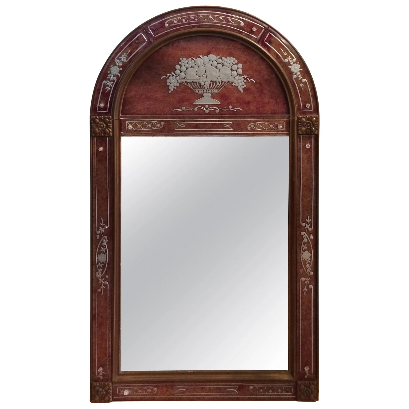 French Art Deco Mirror | Chairish