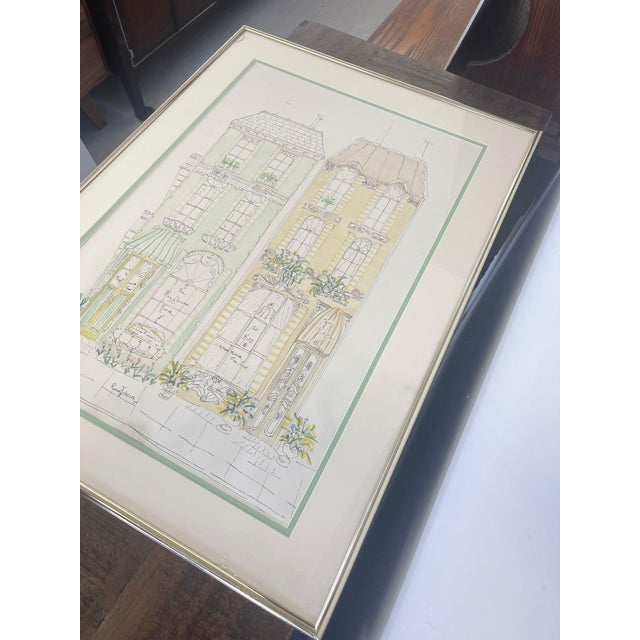 1970s Vintage Watercolor and Ink Painting Signed by Randy Johnson ...