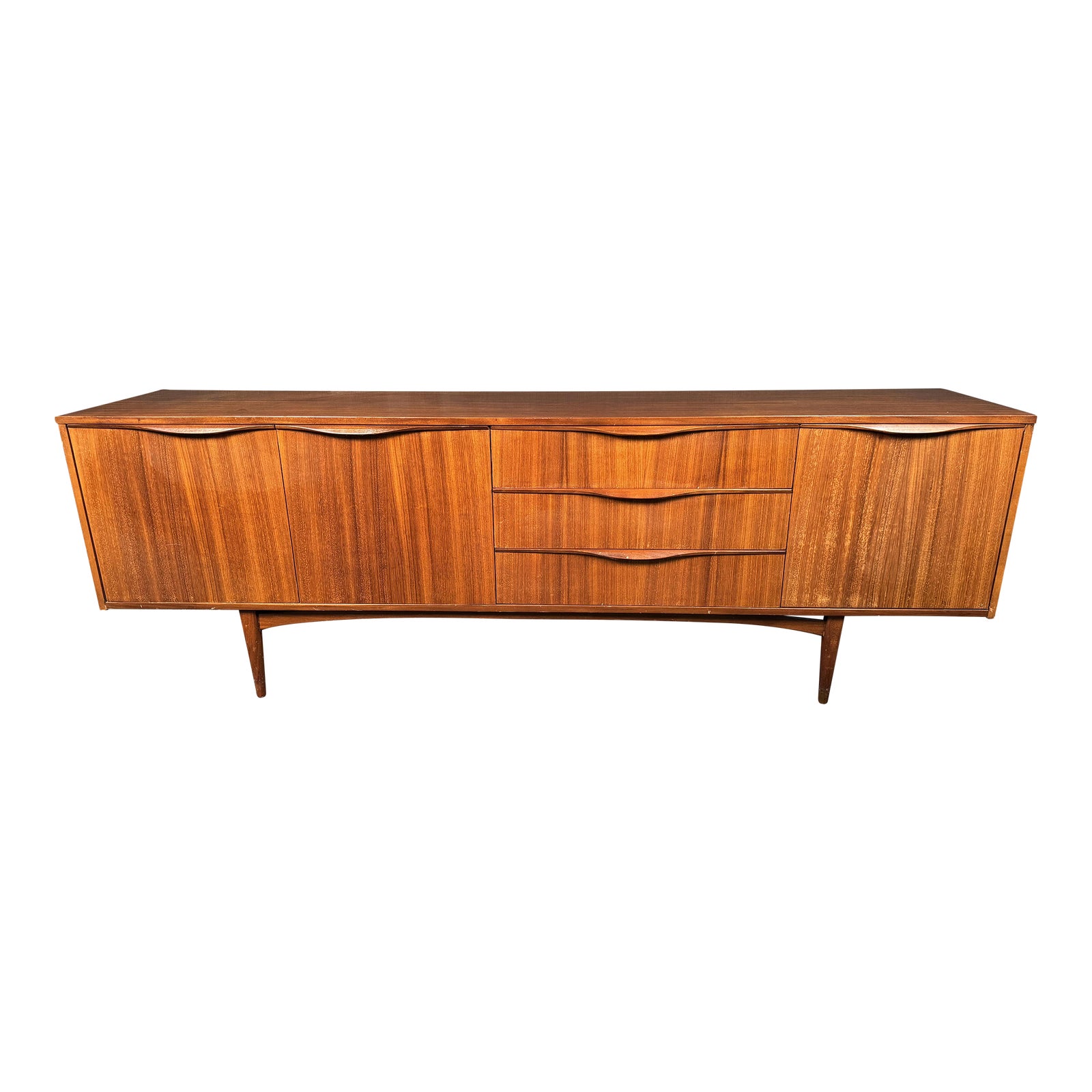 Mid-Century Modern Low-Line Teak Sideboard by G-Plan | Chairish