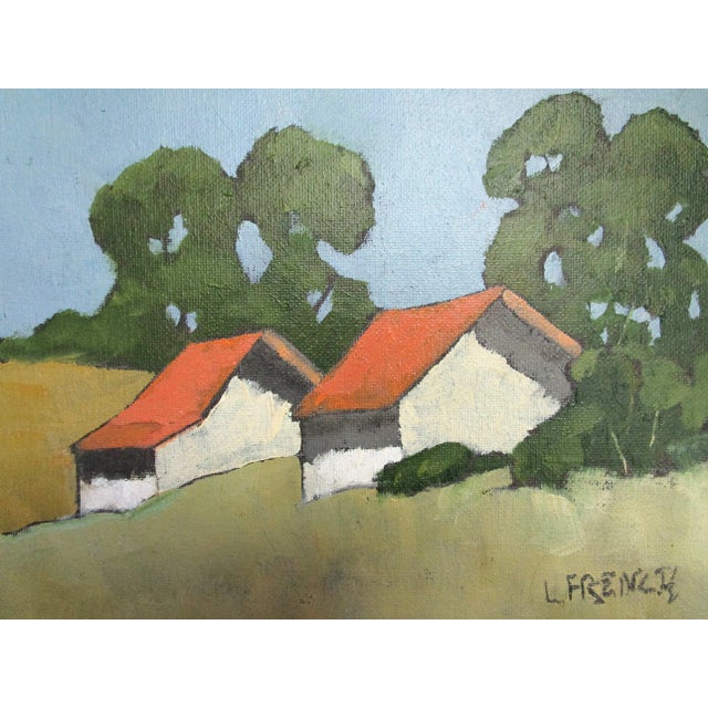 Santa Maria Barns Lynne French Art California Landscape Oil Painting ...