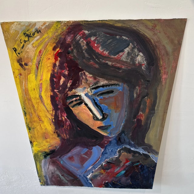 Phil Saxon Ink Drawing on Paper | Chairish