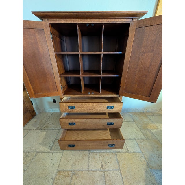 Stickley Door Chest (Armoire) | Chairish