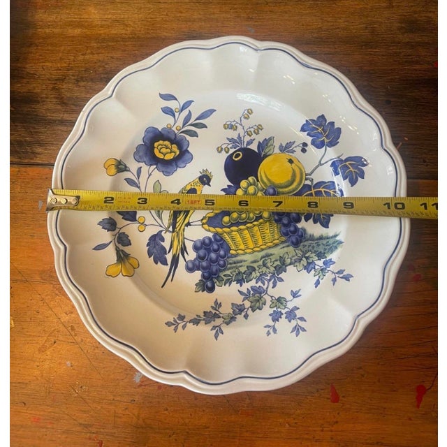 Vintage Spode Blue Bird Dinner Plate | Chairish