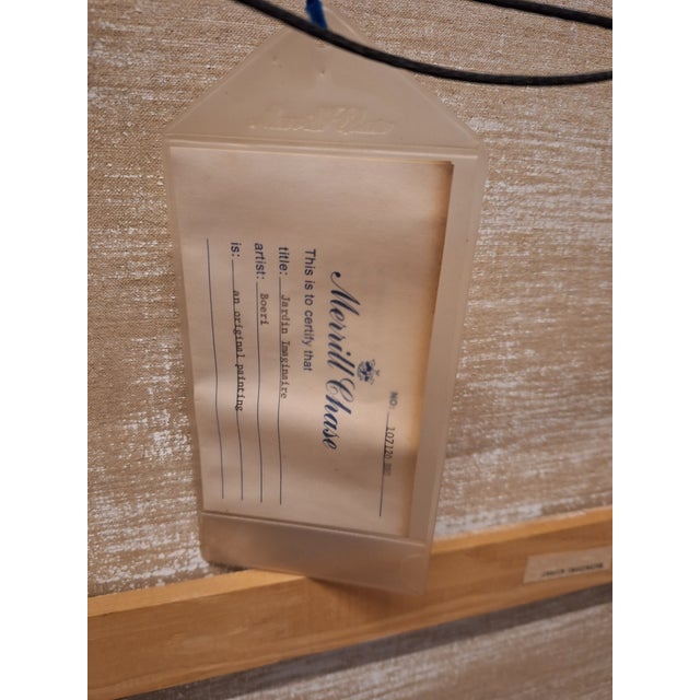 1970s Jacques Boeri French Expressionism "Jardin Imaginaire " Collage ...