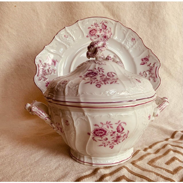 French Porcelain Game Tureen With Lid and Underplate, Circa 1810 | Chairish