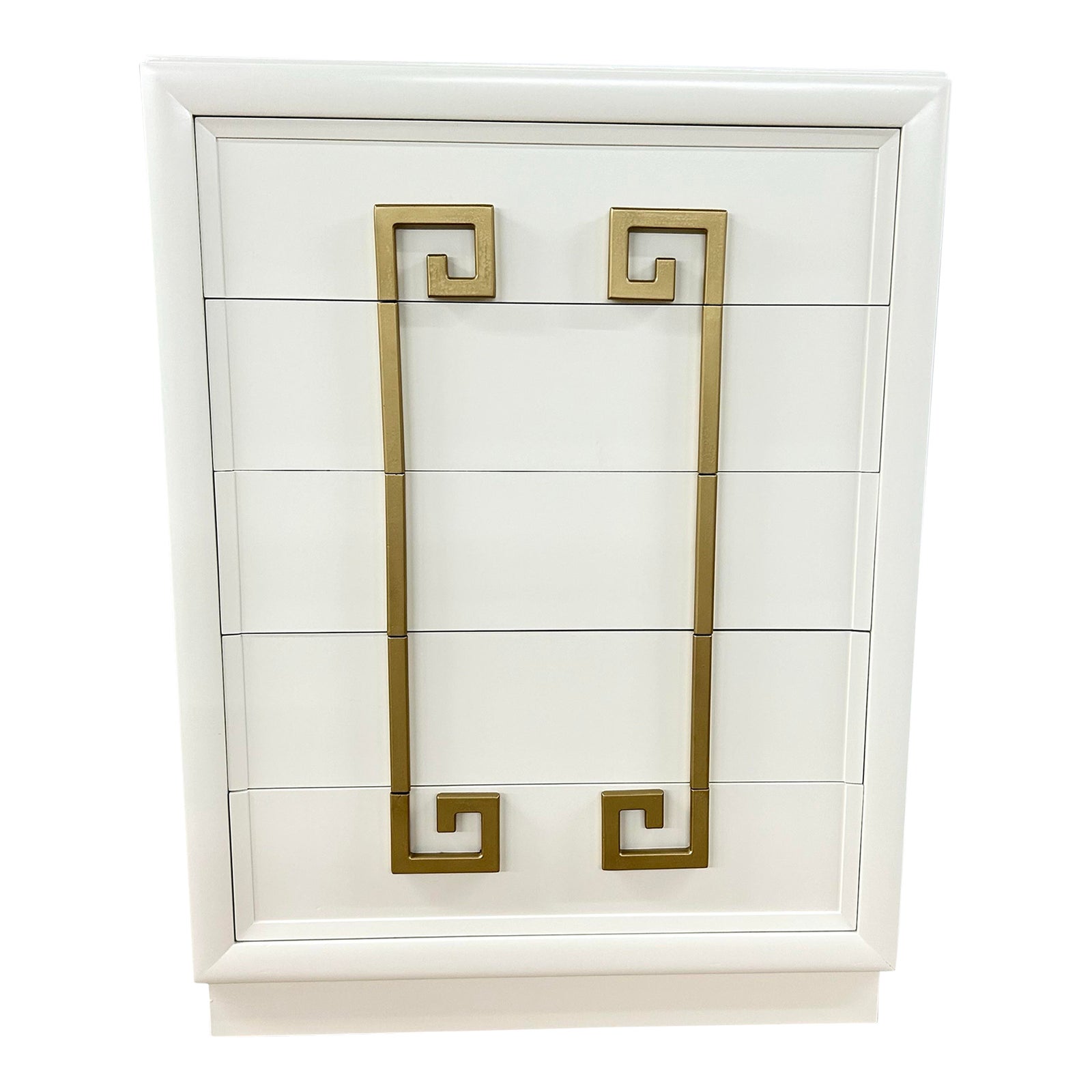1950s Fine Chest of Drawers With a Greek Key Motif by Kittinger | Chairish