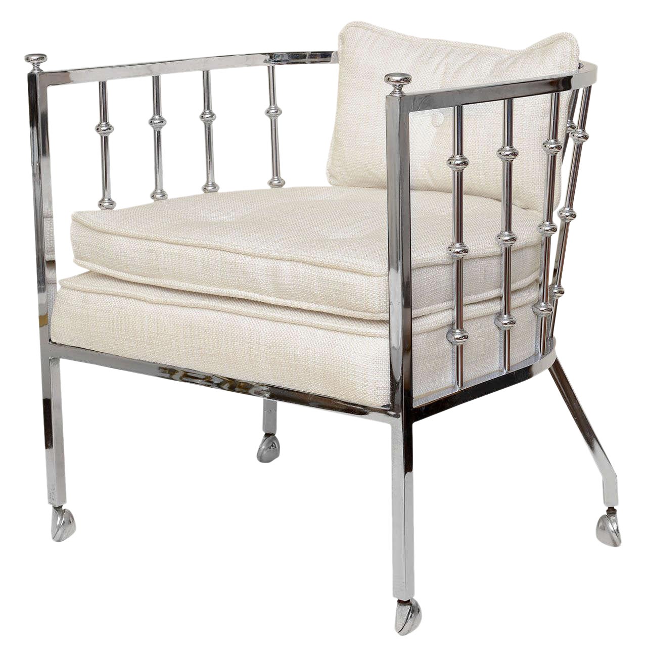 "Abacus" Sculptural Side/ Accent Chair | Chairish