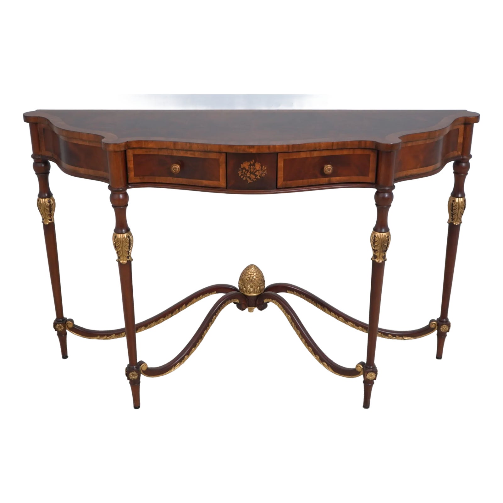 Maitland Smith 8128-34 Mahogany Console Table | Chairish