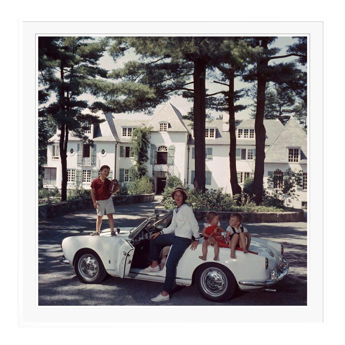 Cabot Family 1960 by Slim Aarons Framed C-Print | Chairish