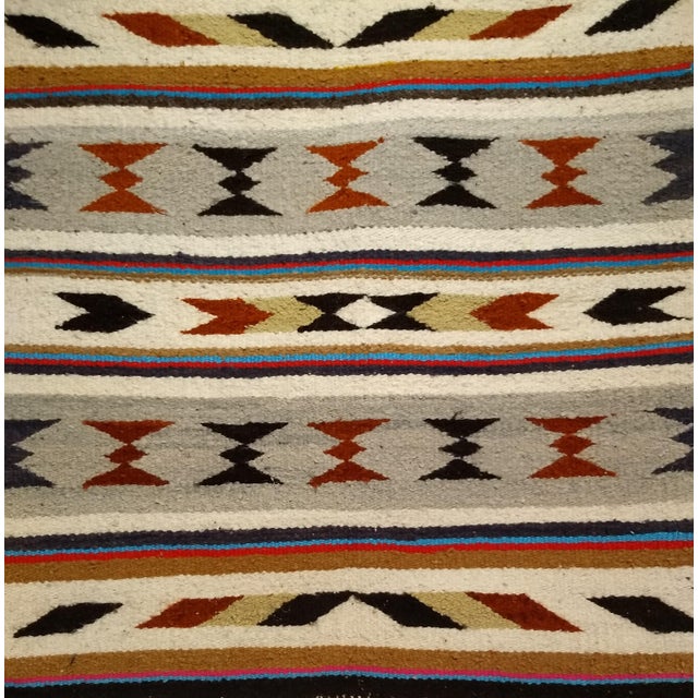 Vintage Navajo Handmade Tribal Rug - 2′6″ × 2′10″ | Chairish