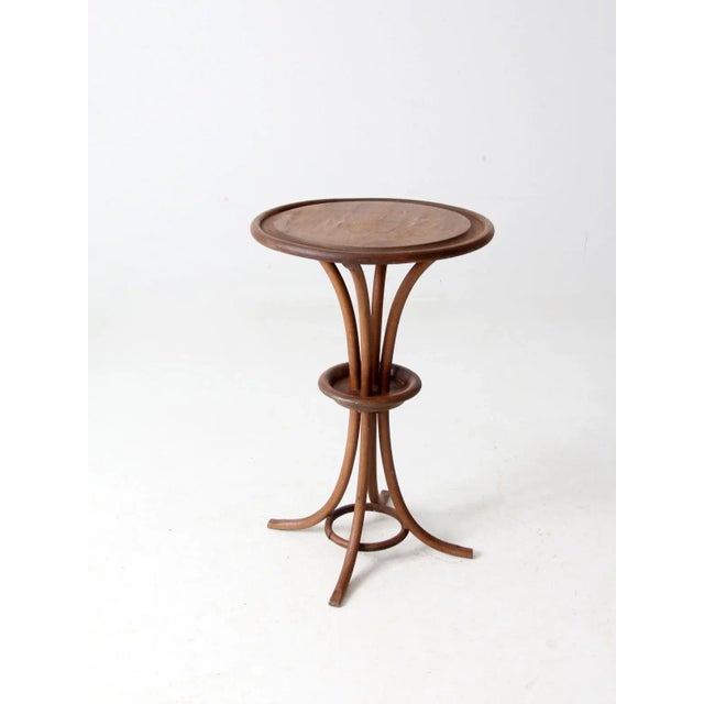 Antique Bentwood Side Table | Chairish
