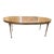 Romweber Invicta Burlwood 84" Oval Dining Table - Mid Century Modern ...