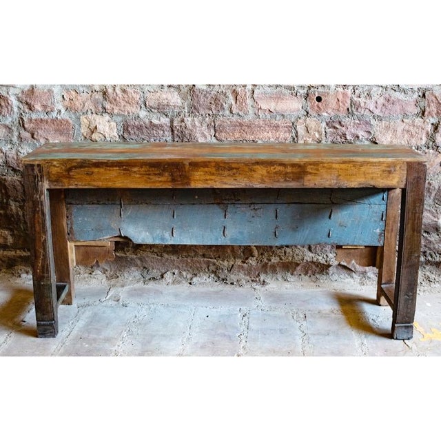 Antique Door Rustic Media Console, Rustic Farmhouse Hall Table, Sofa ...