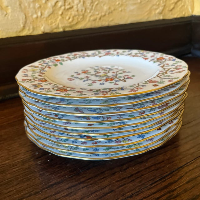 Early 20th Century Spode Shanghai Luncheon Plates- Set of 10 | Chairish
