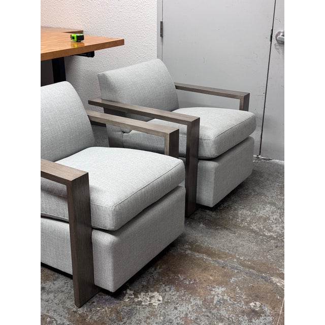 Vanguard Troy Club Chairs by Thom Filicia, a Pair | Chairish