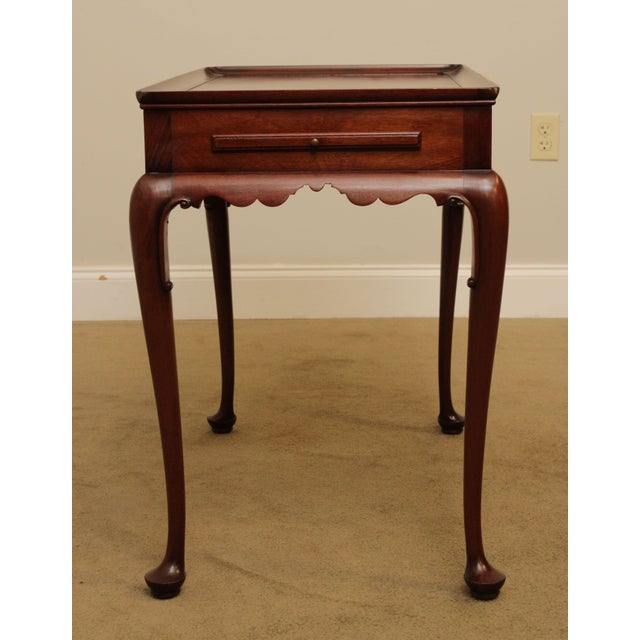 Kittinger Colonial Williamsburg Mahogany Queen Anne Tea Table (CW 8 ...