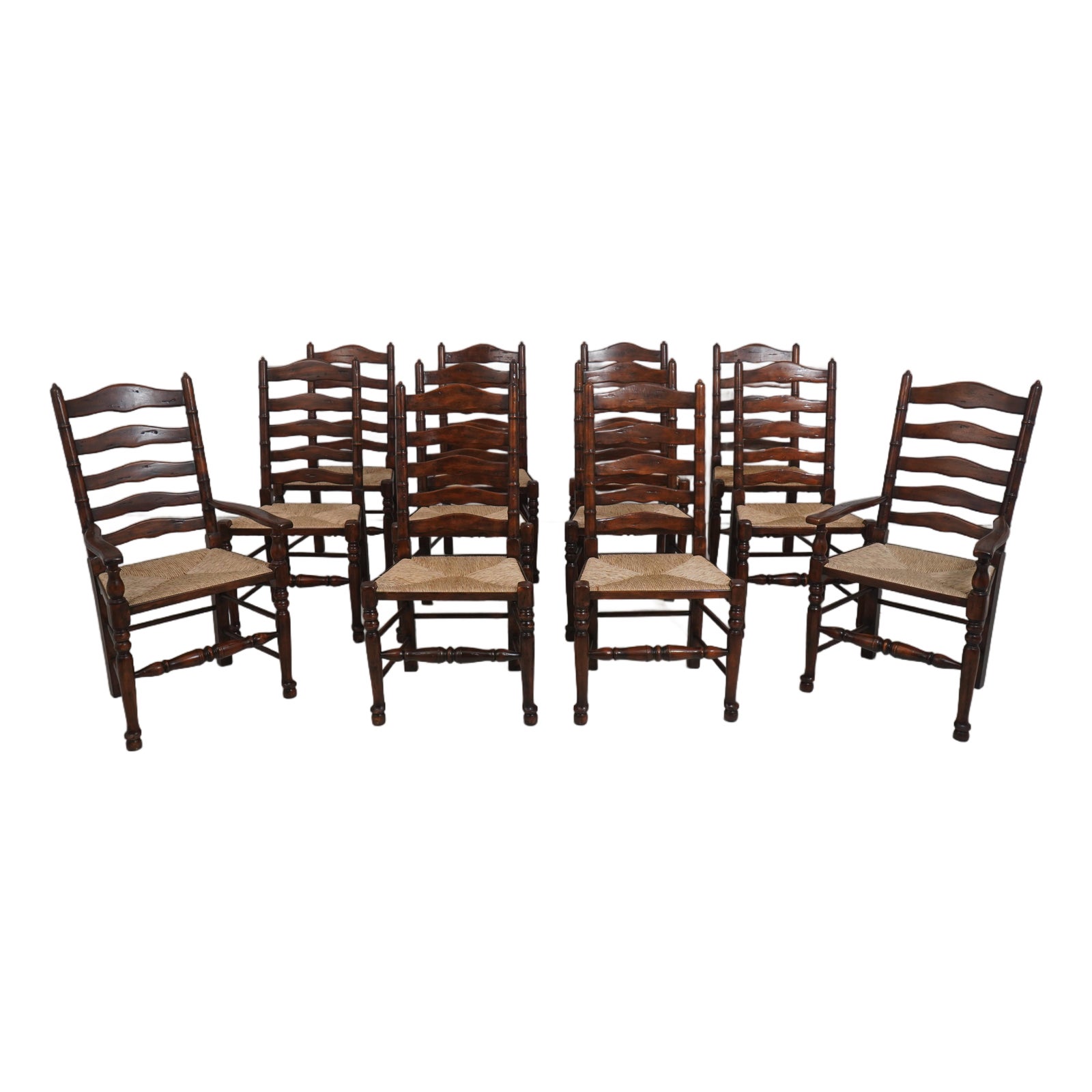 Set of 12 Theodore Alexander Castle Bromwich Dining Room Chairs | Chairish