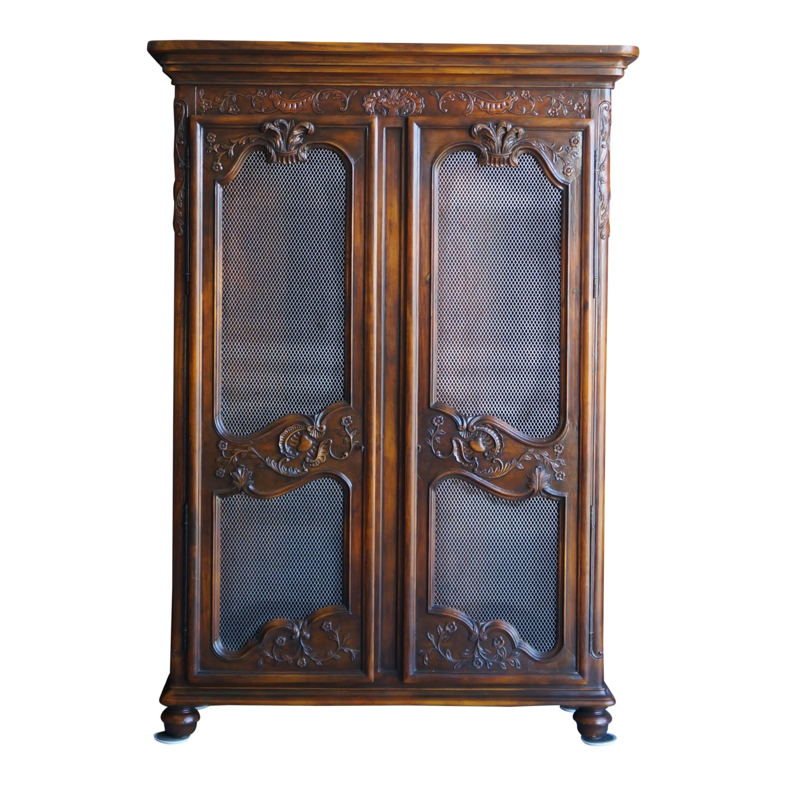 1990s French Provincial Style Cabinet | Chairish
