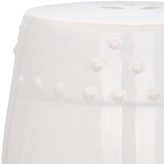 Garden Stool in Cream | Chairish
