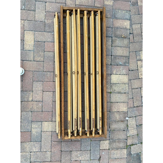 Mid 20th Century Denoyer Geppert Pull Down Maps in Oak Frames - Set of ...